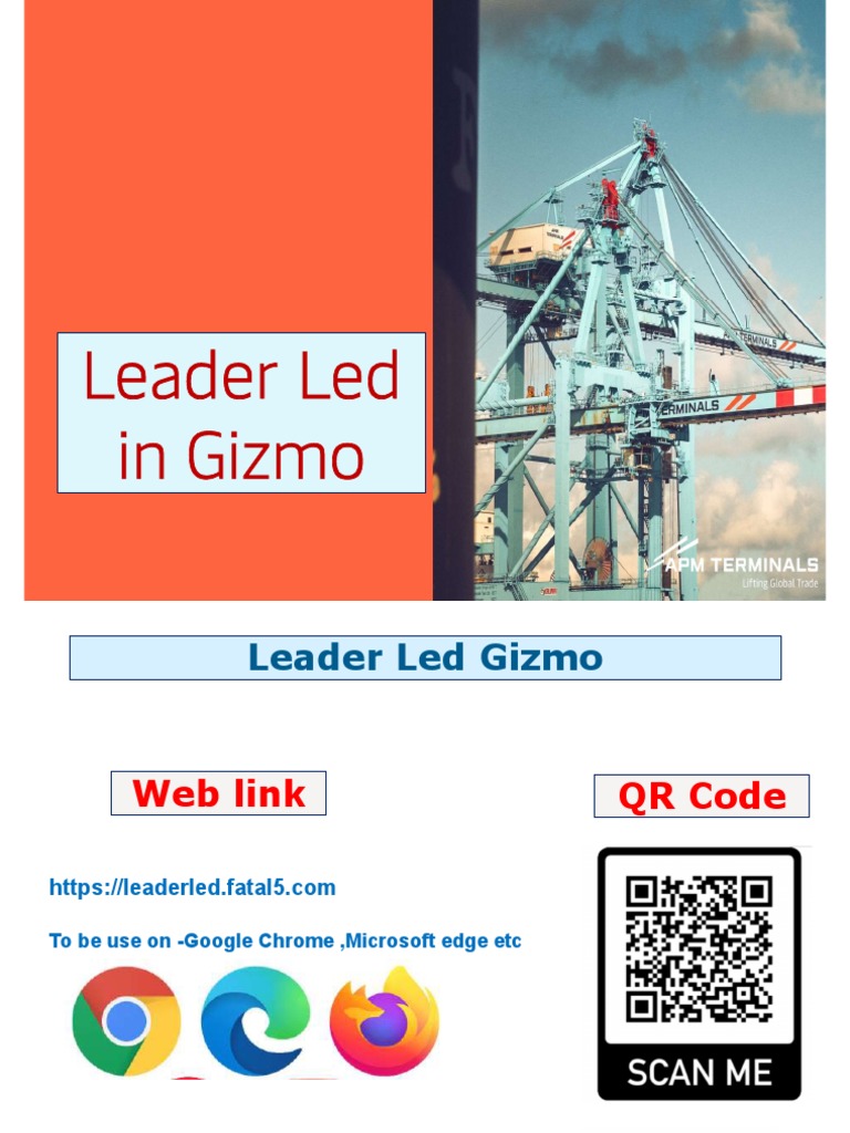 Leader Led Activity in Gizmo Login Guide | PDF | Login | Software ...