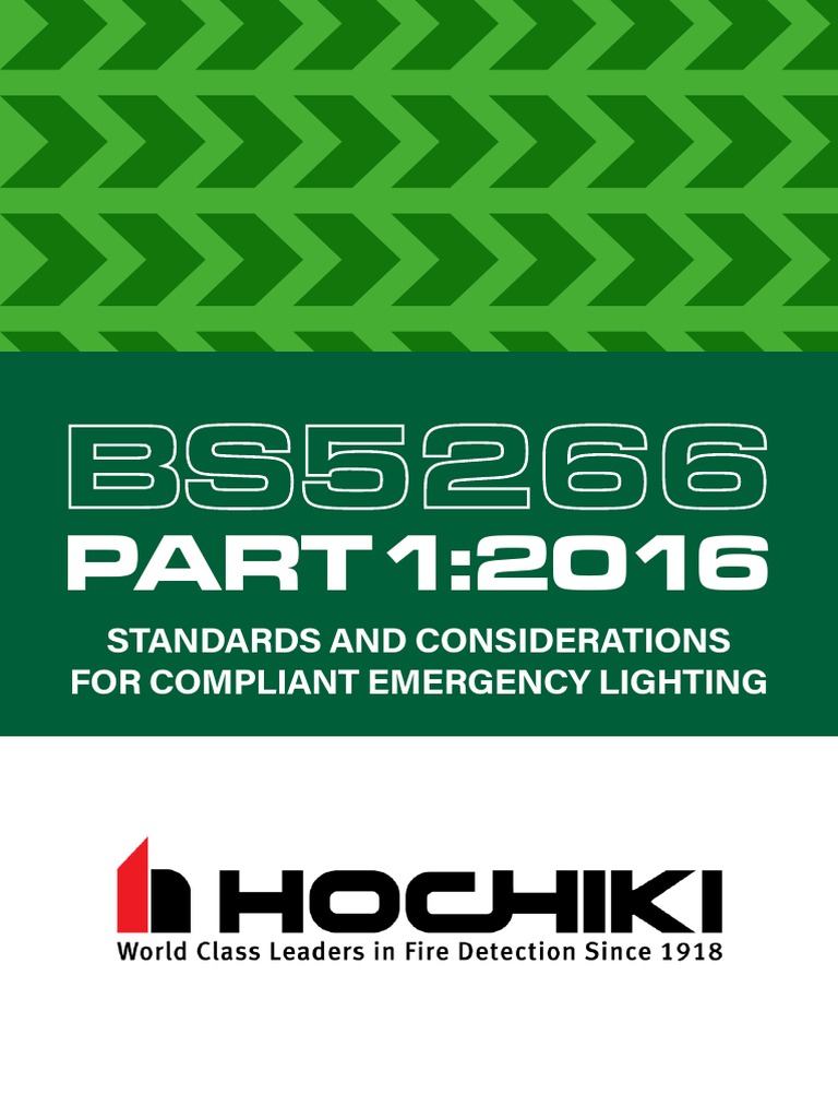 BS5266 2016 Guide Booklet ISS13 JUN22 | PDF | Lighting | Firefighter