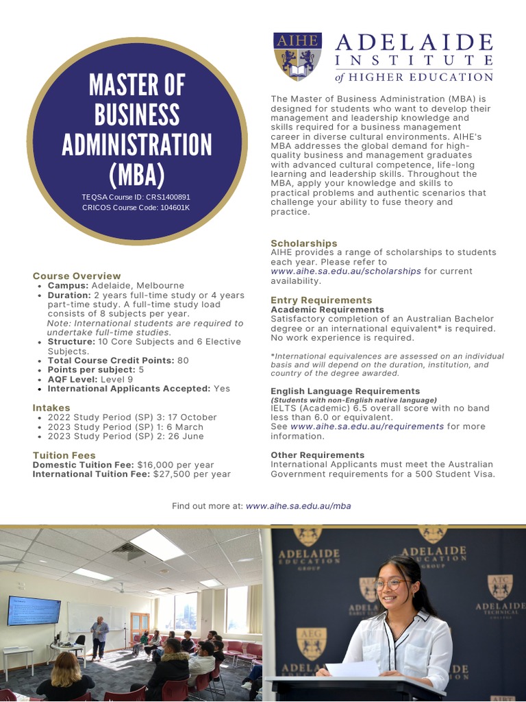 9.master Flyer | PDF | Master Of Business Administration | Master's Degree