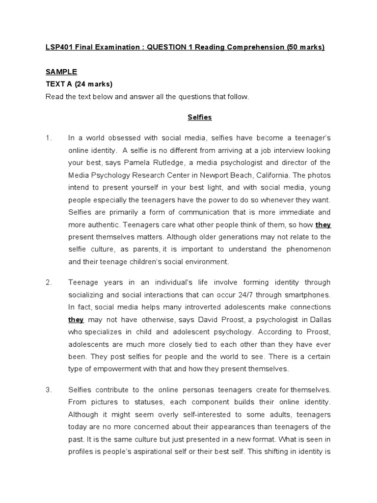 LSP 401 Fe q1 - Sample RC | PDF | Adolescence | Nursing