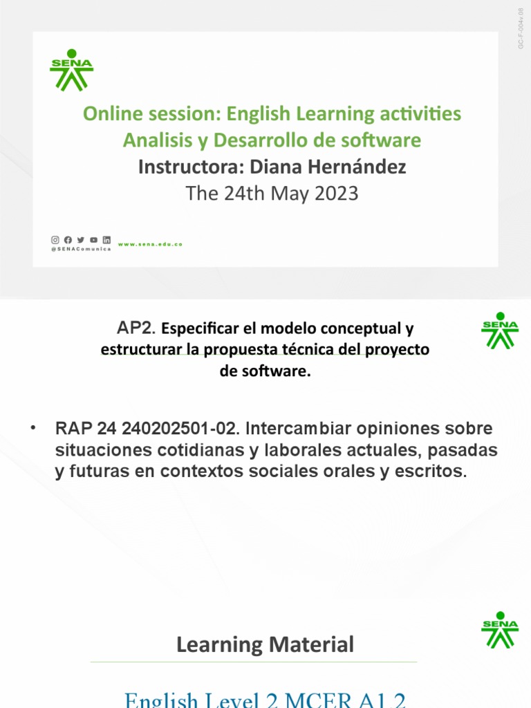 Adso Ap2 English | PDF | Informática