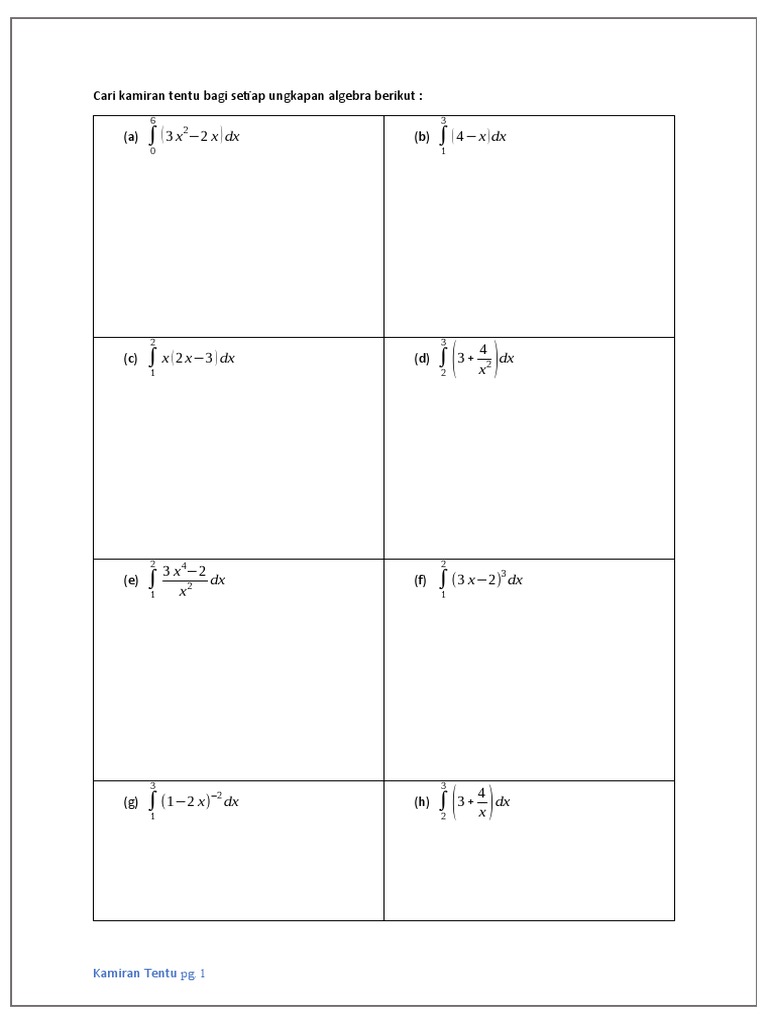 Handout Kamiran Tentu | PDF