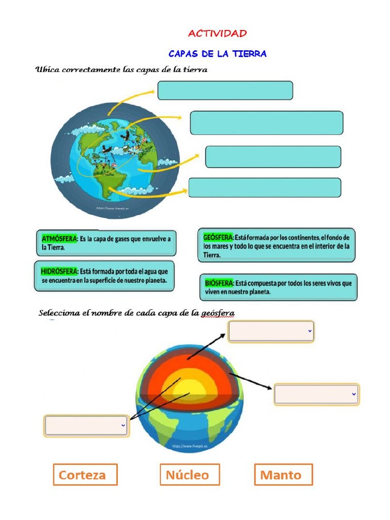 capas de la tierra | PDF