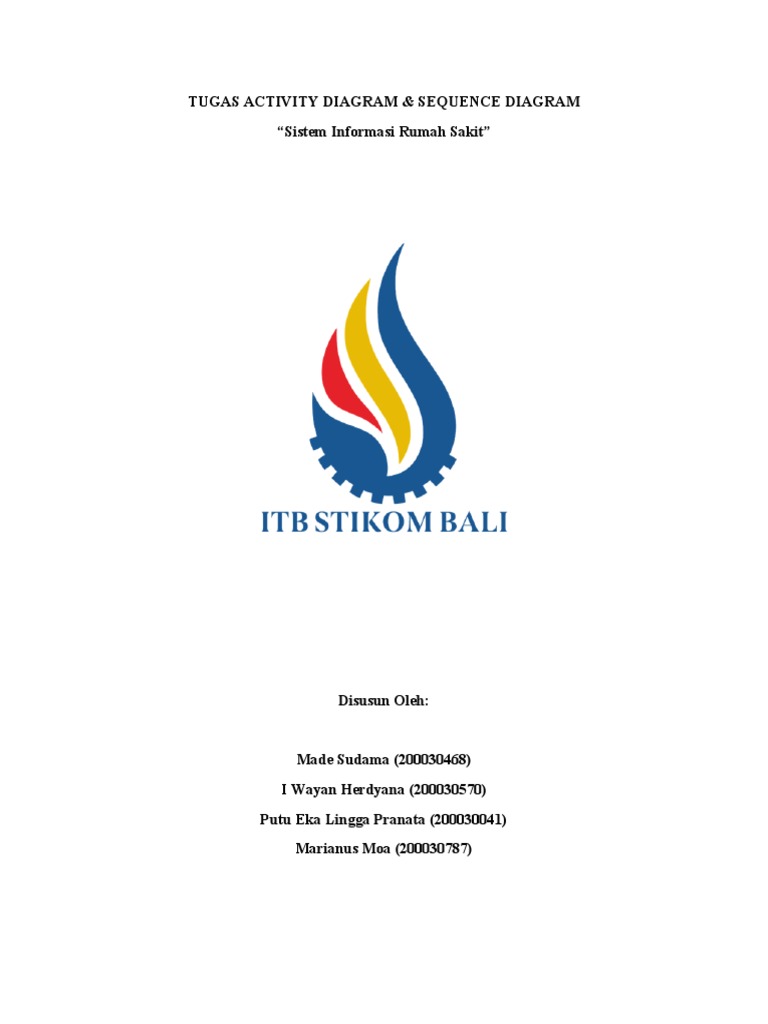 Activity Diagram & Sequence Diagram Sistem Informasi Rumah Sakit | PDF Activity Diagram & Sequence Diagram Sistem Informasi Rumah Sakit | PDF