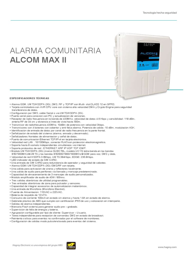 FT-alcom-max-ii | PDF | 3 G | Radio