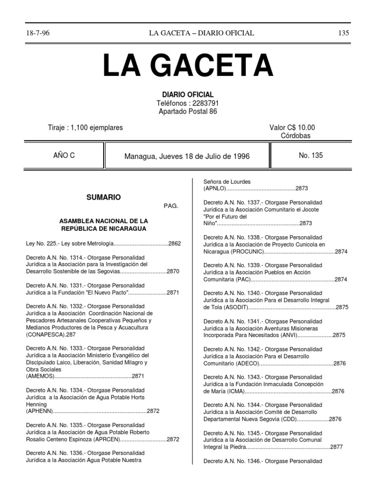 LEY-225-LEY-SOBRE-METROLOGÍA | PDF | Metrología | Calibración