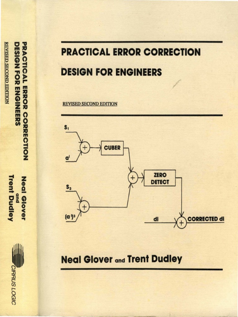 Practical Error Correction Design For Engineers 2ed 1991 Pdf Error Detection And Correction
