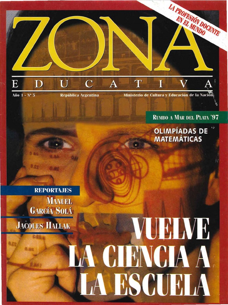 Zona Educativa 1996 07 A1 N5 | PDF | Enseñando | Plan de estudios