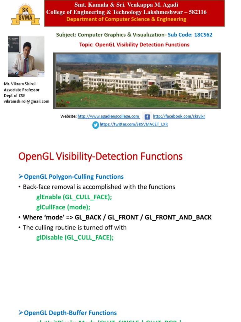 11-OpenGL Visibility Detection Functions | PDF