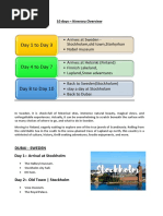 Sample Travel Itinerary For Australian Visa | PDF