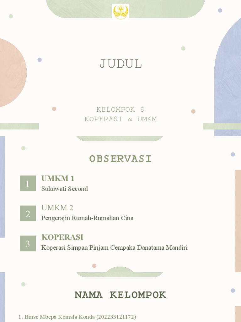 Profil UMKM Sukawati Second dan Pengerajin Cina | PDF