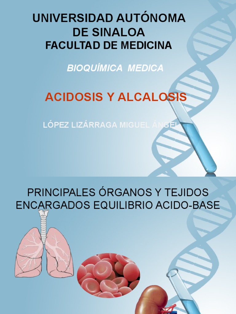 Acidosis y Alcalosis | PDF | Medicina CLINICA | Especialidades Medicas