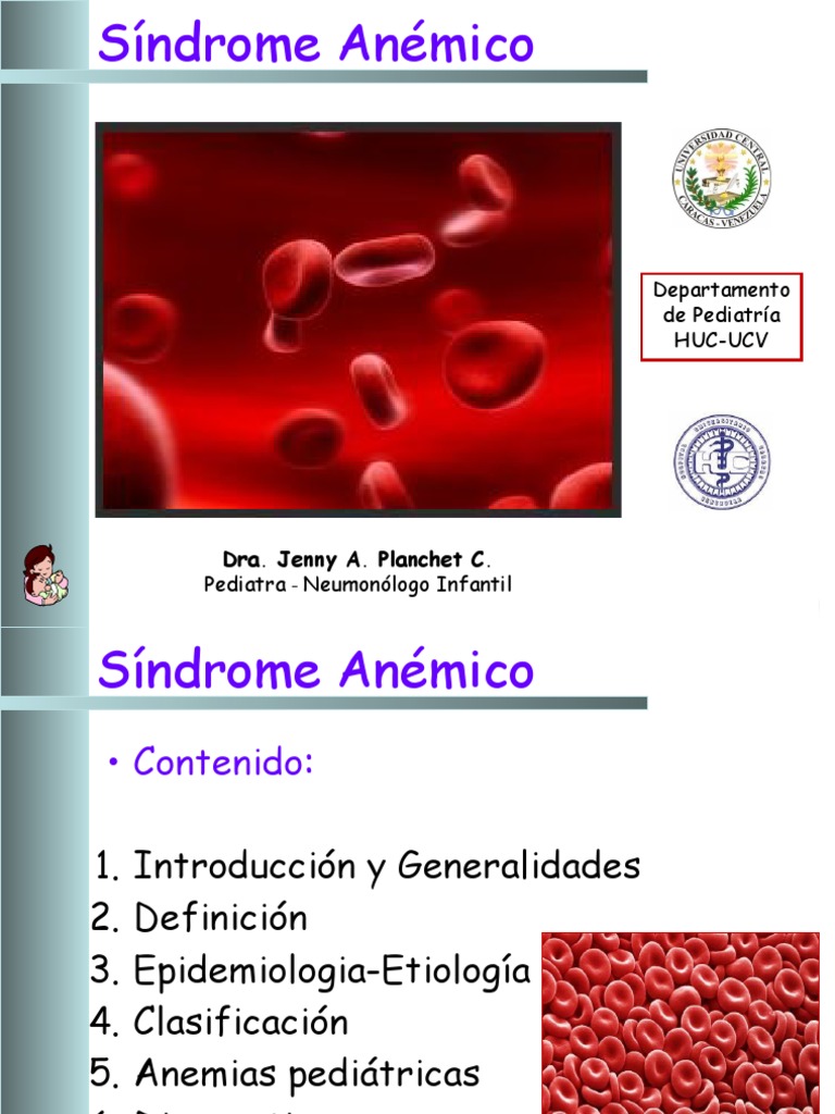 Síndrome Anémico PDF | PDF | Anemia | Glóbulo rojo