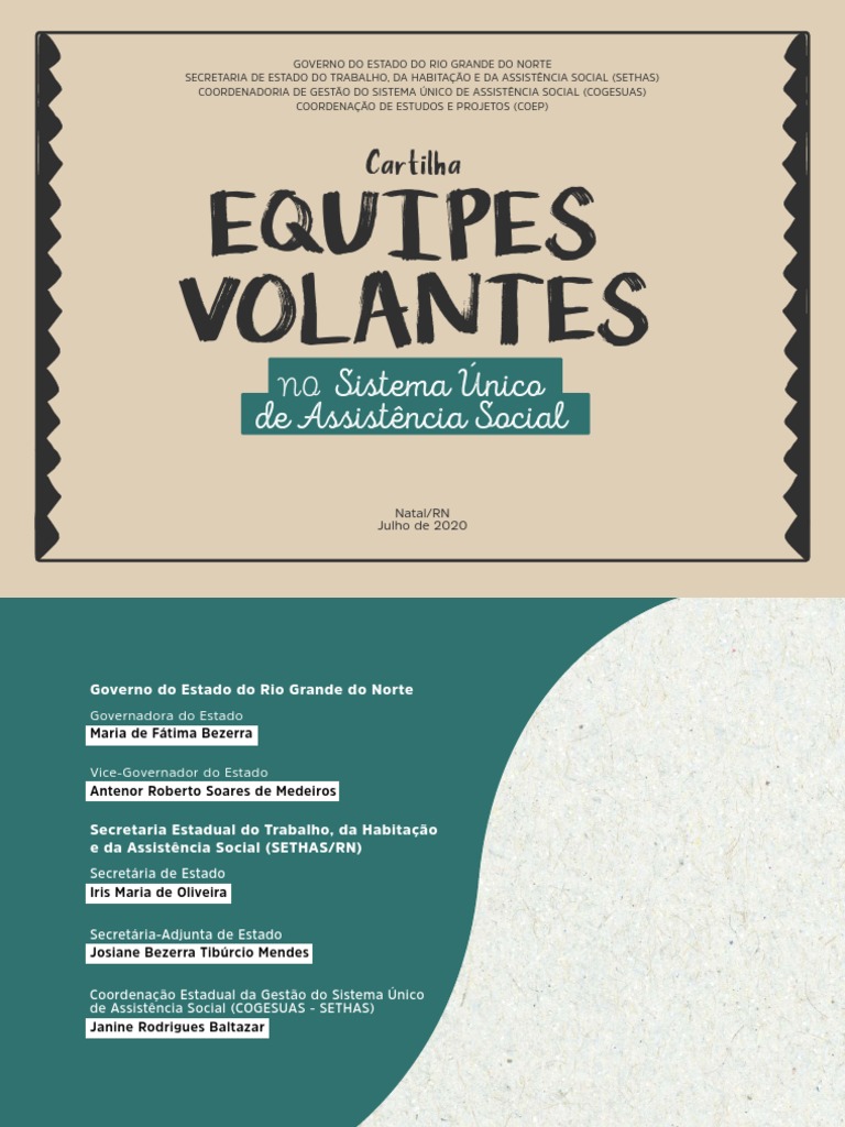 2 - Cartilha Equipe Volante CRAS | PDF