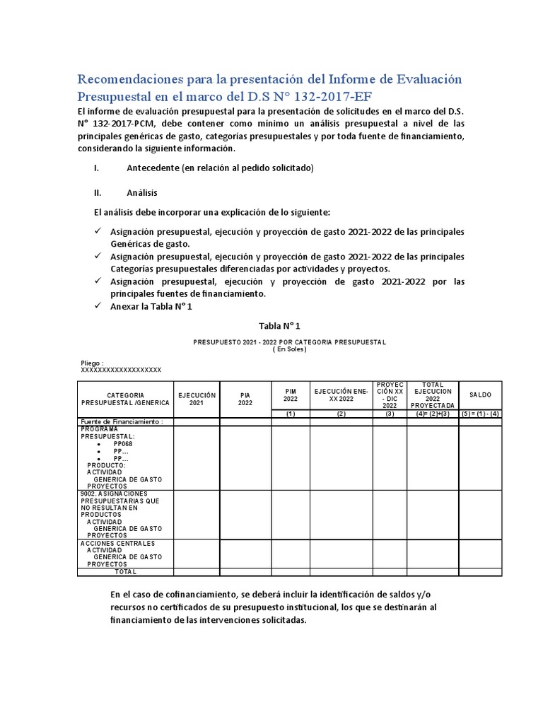 INFORME-DE-EVALUACIÓN-PRESUPUESTAL-1-1 | PDF | Presupuesto