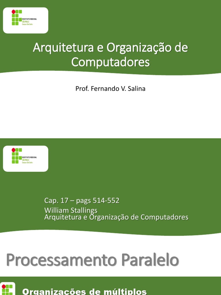 ARC Aula06 Processamento Paralelo | PDF | Thread (informática ...