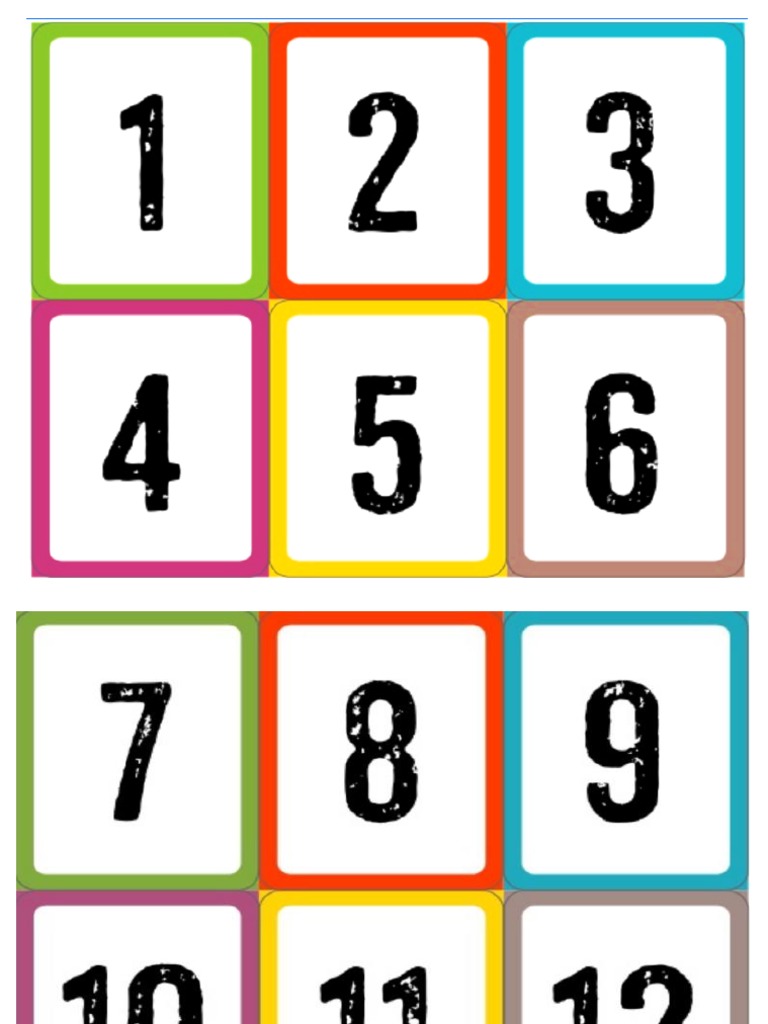 Numeros 1 Al 30 | PDF