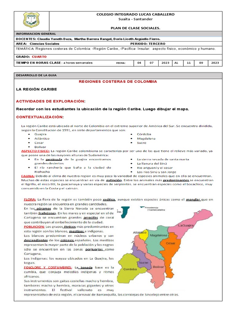 Plan de Clase Sociales Tercer Periodo | PDF