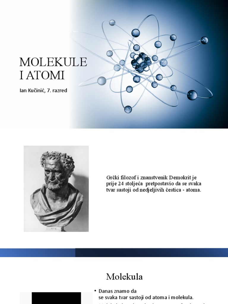 Molekule I Atomi | PDF