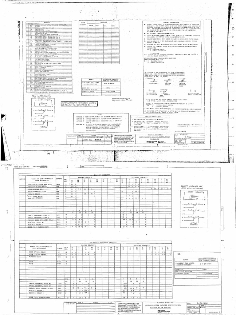 OTIS (Diagramas de Maniobra ELEVONIC 401) (2) | PDF | Power Engineering ...