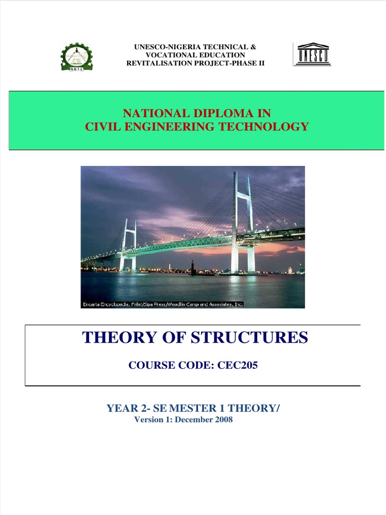 Dokumen Tips Cec 205 Theory Of Structures Pdf Beam Structure Dam
