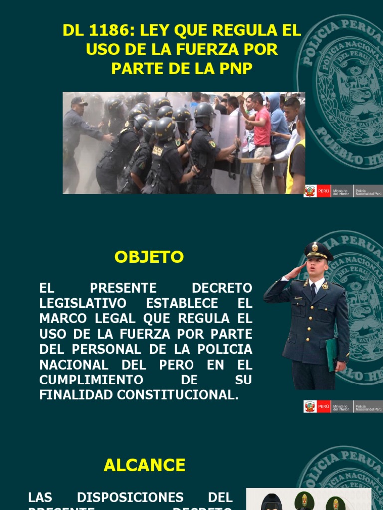 DL 1186 y Reglamento | PDF | Policía | Justicia