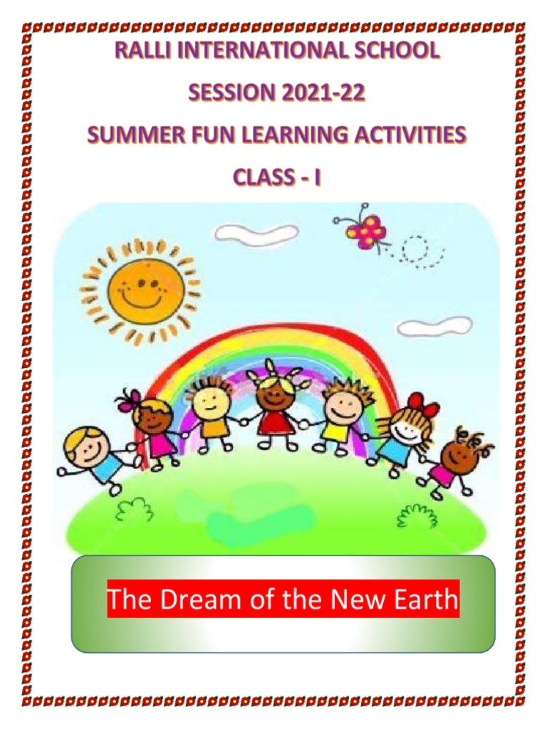 Class 1 Summer Homework | PDF | Waste