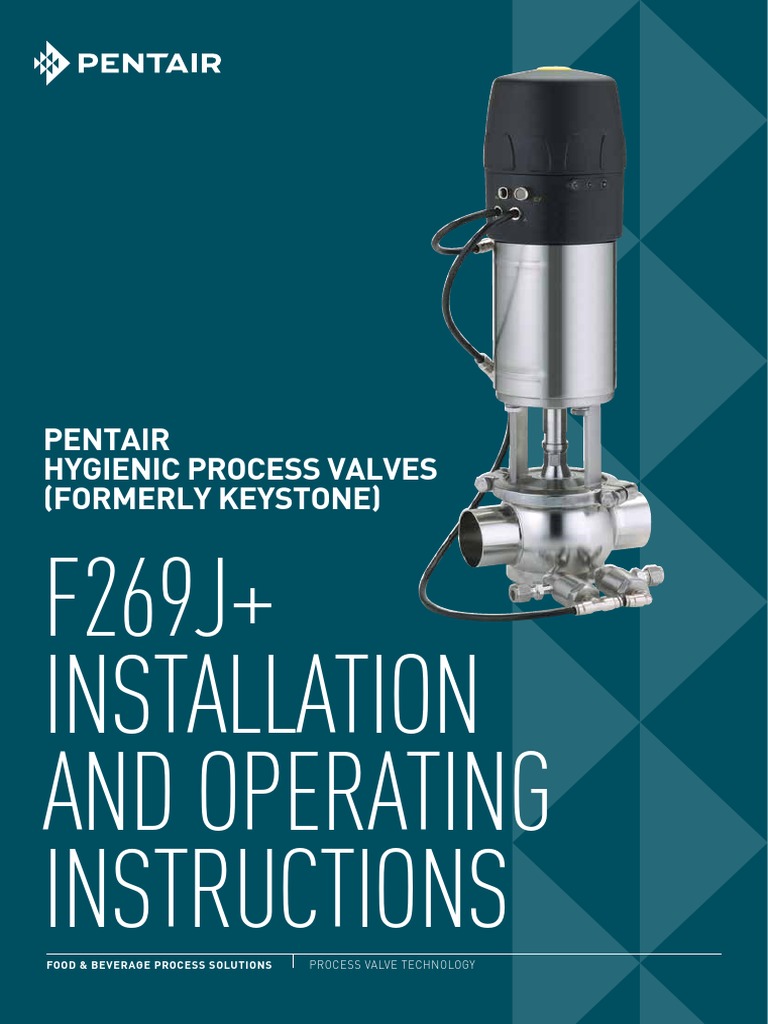 Double Seal Valves f269j Suedmo Installation Operation en | PDF | Valve | Pipe (Fluid Conveyance)