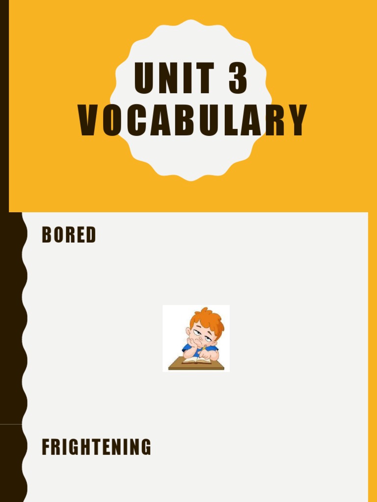 Unit 3 Vocabulary Network 2 | PDF