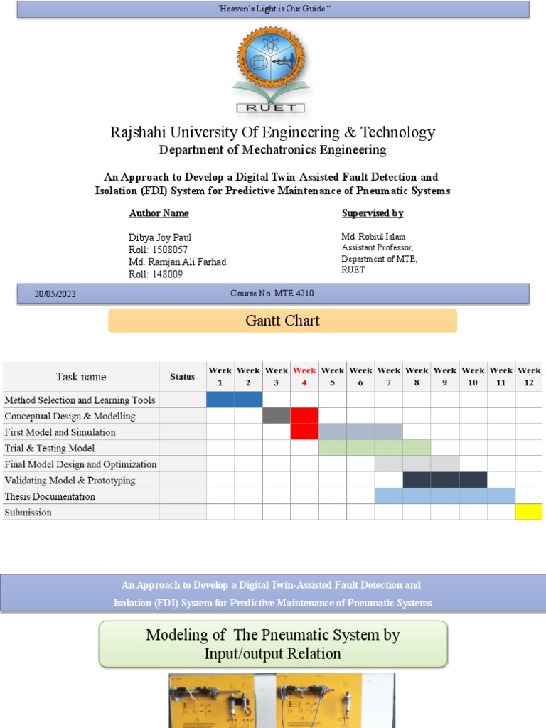 Presentation Digitaltwin Pneumatic System A | PDF | Systems Engineering | Computer Science