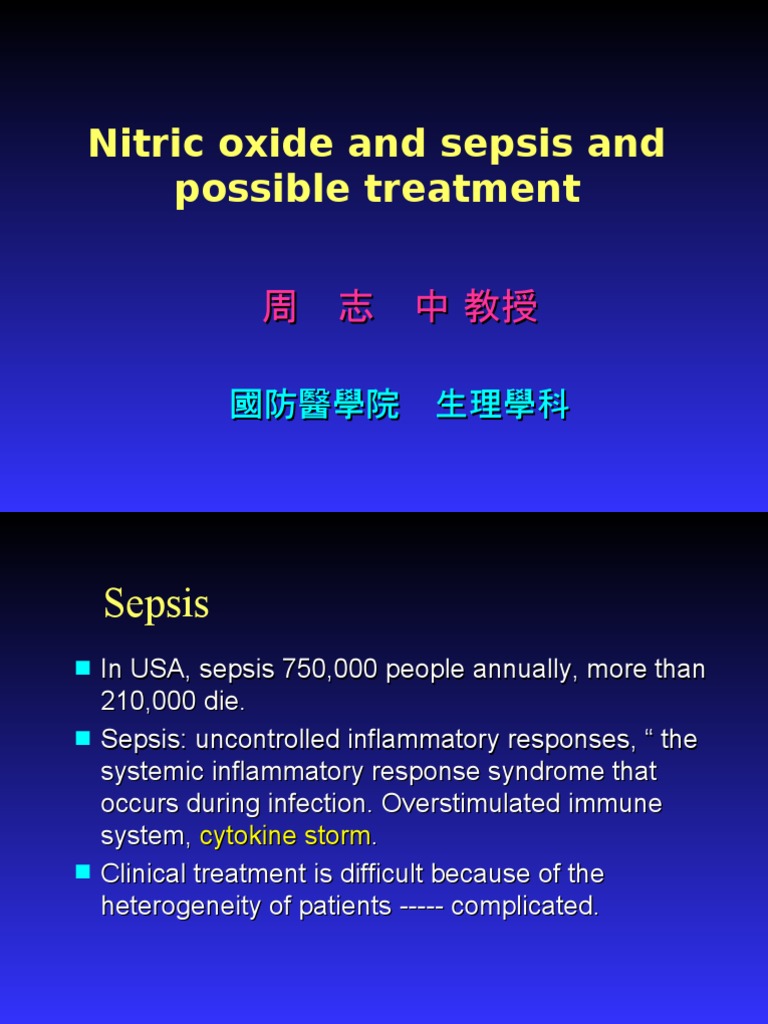 10 02 2006 Bio Medical NO Sepsis | PDF | Arginine | Sepsis