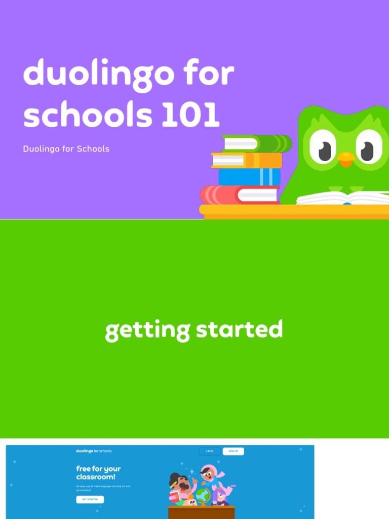 Duolingo for Schools: Getting Started Guide | PDF | Career & Growth