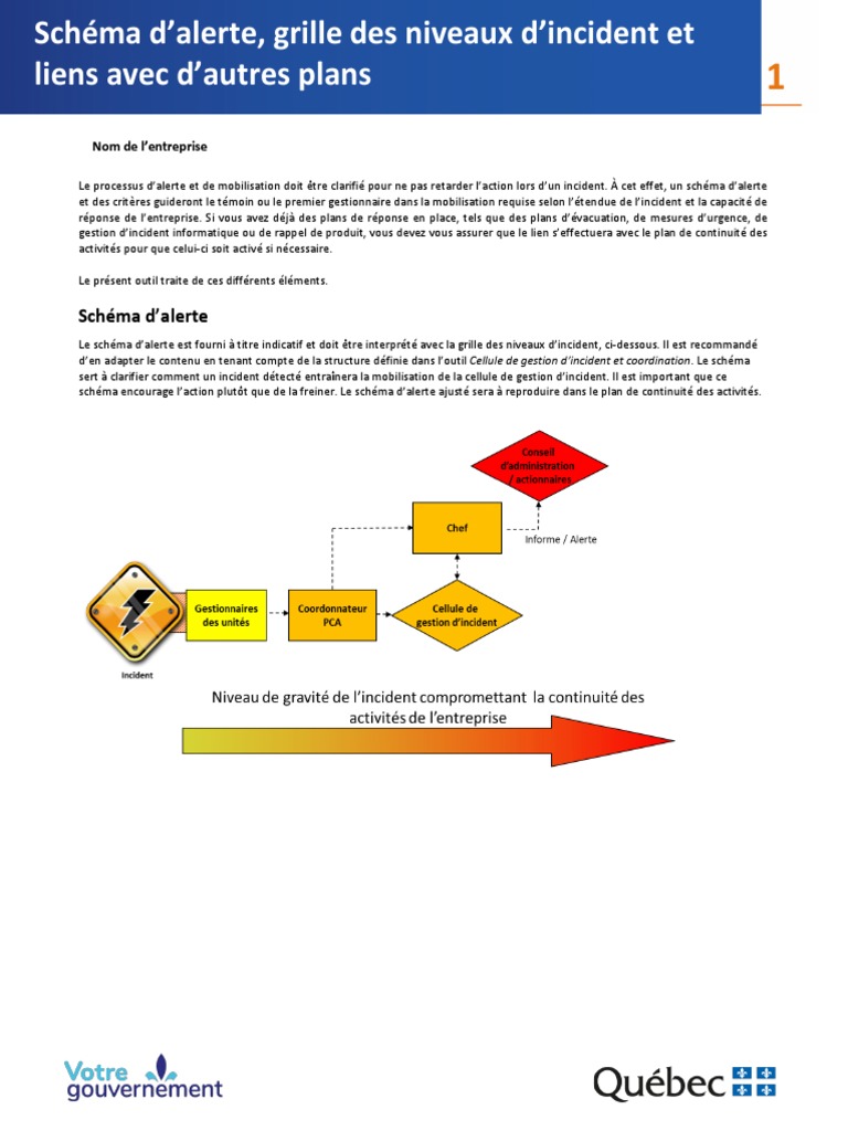 FO Schema Alerte | PDF