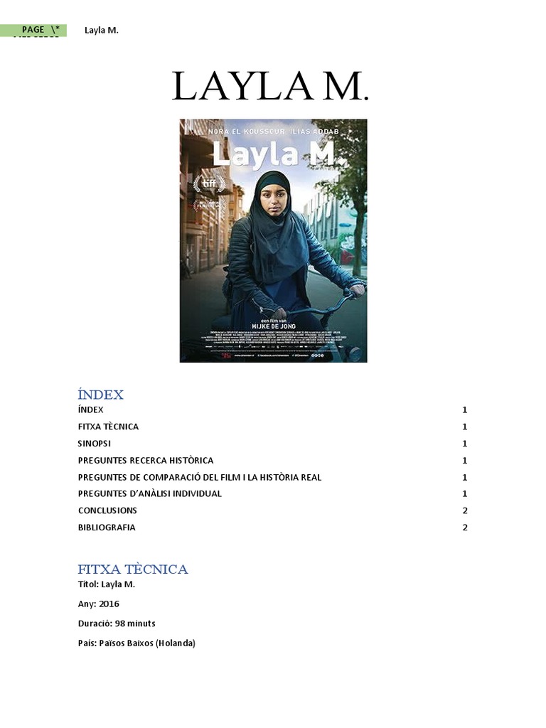 3381 20230315 Exercici Layla M | PDF | Hijab | Ropa