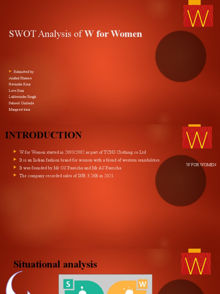 W For Women Swot | PDF