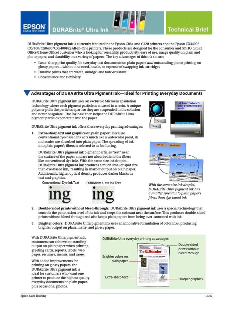 Durabrite Ultra | PDF | Ink | Printer (Computing)