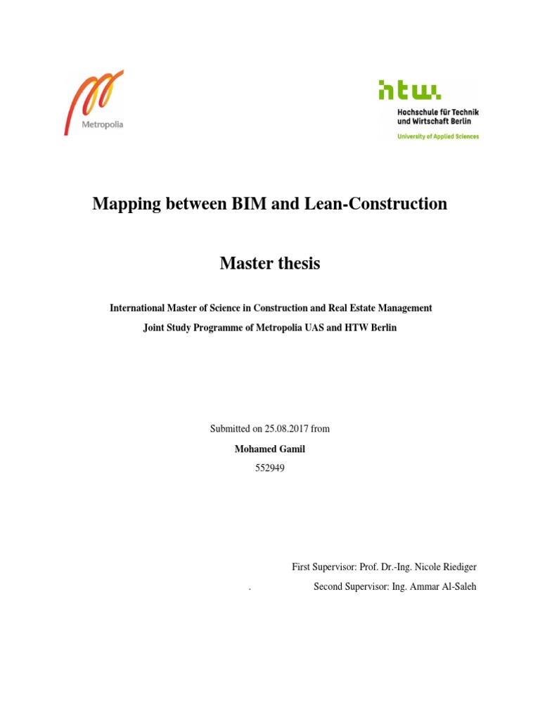 Mapping Between Bim And Lean Construction Pdf Building Information