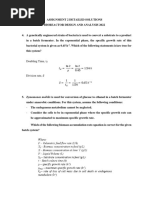 Enzyme Kinetics Problems | PDF | Enzyme | Chemical Kinetics