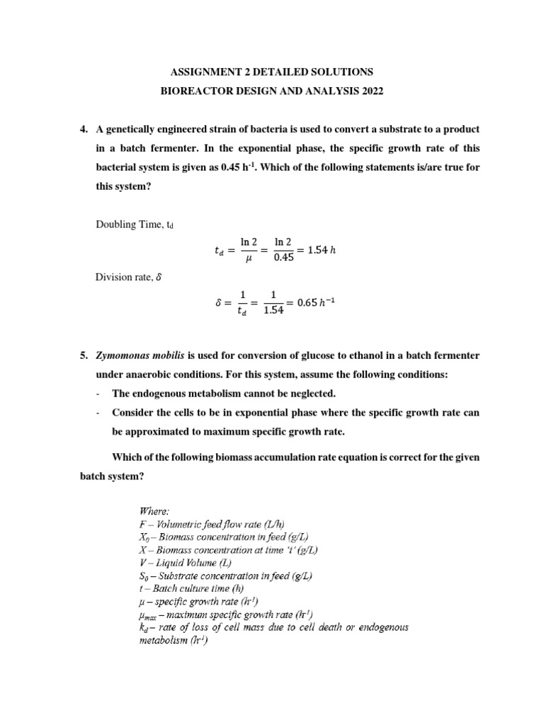 Assignmnet 2 - Solution | PDF | Chemistry | Biology Assignmnet 2 - Solution | PDF | Chemistry | Biology