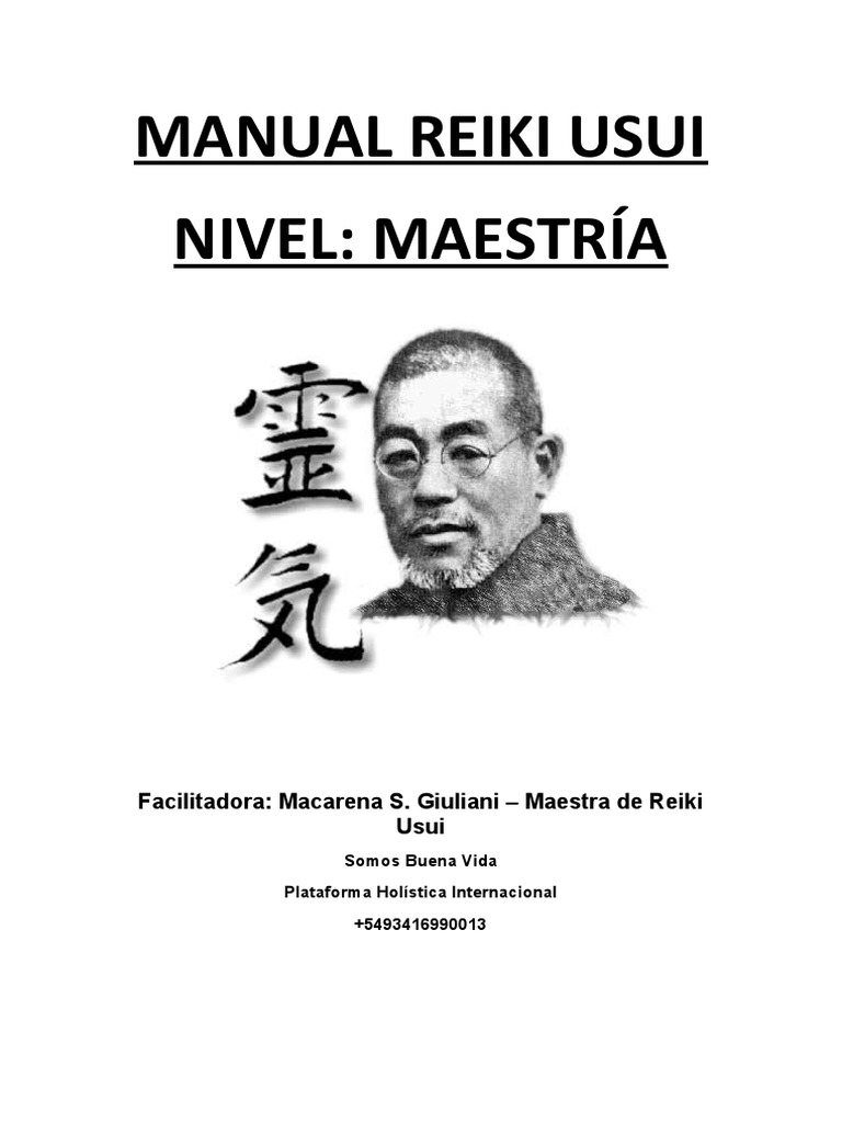 Maestria Reiki | PDF | Reiki | Mikao Usui