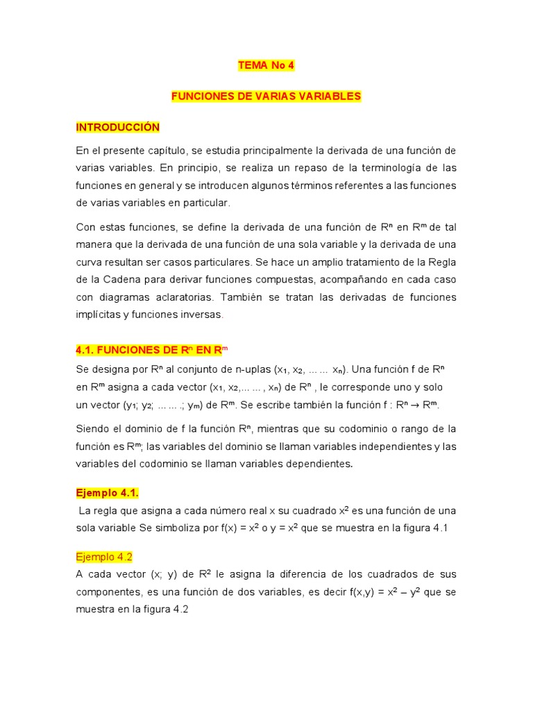 Tema 4 Mat 102 1-2023 Civil G-C | Descargar gratis PDF | Función (Matemáticas) | Ecuaciones