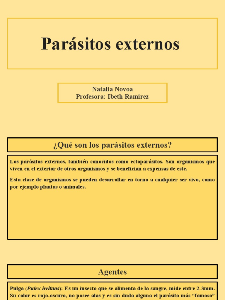Parásitos externos | PDF | Medicina | Inmunología