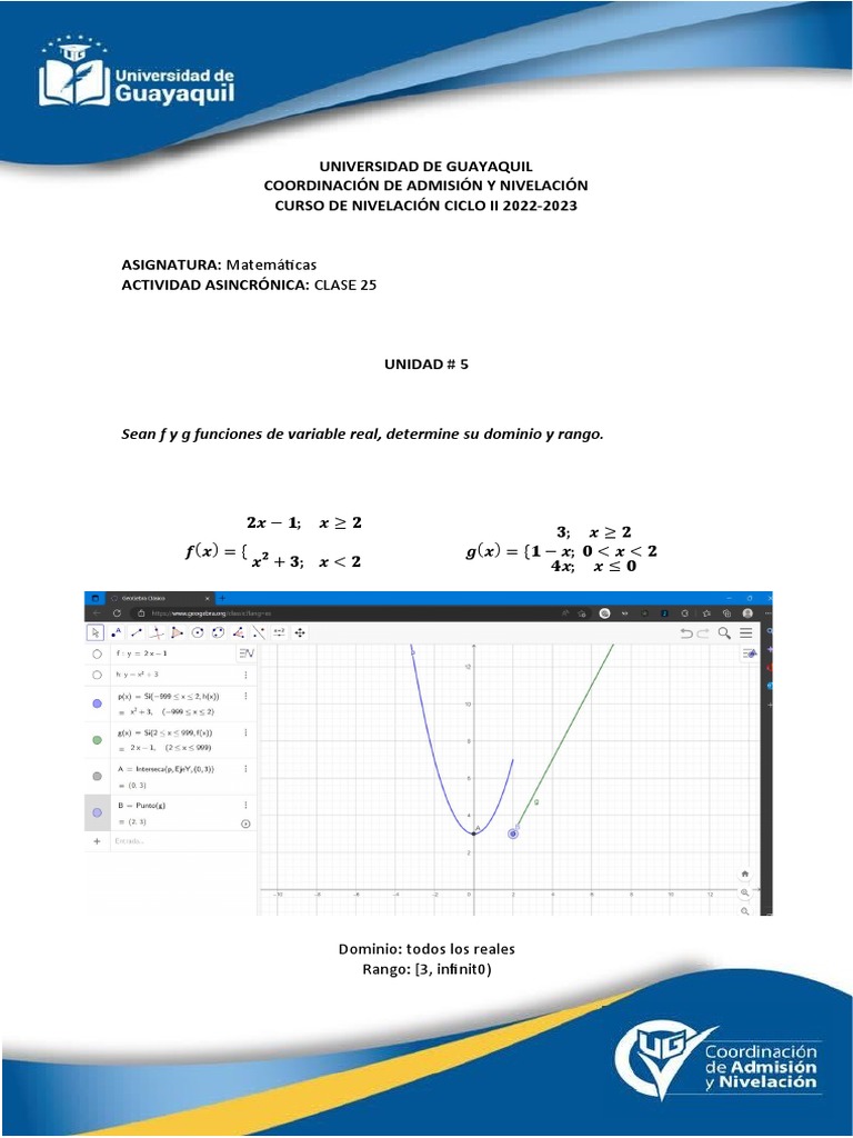 Tarea - U5 - Clase 25 - S7 | PDF
