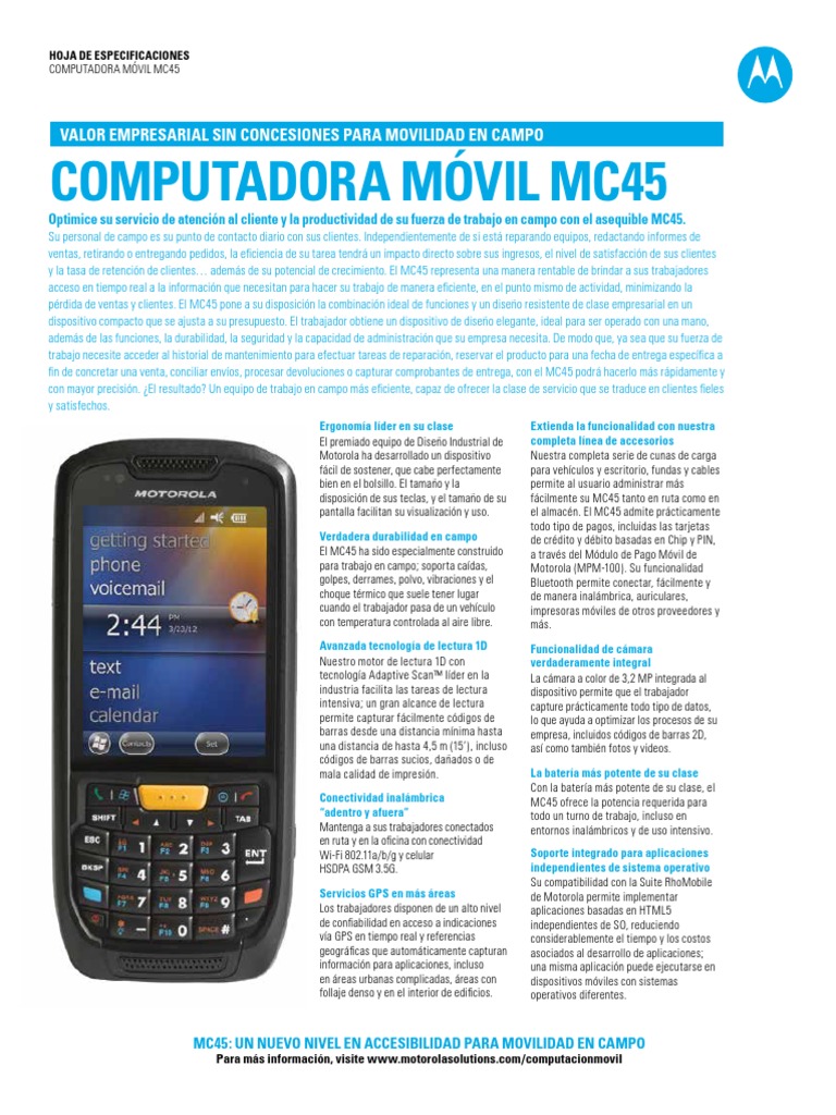 mc45 | PDF | Ieee 802.11 | Bluetooth