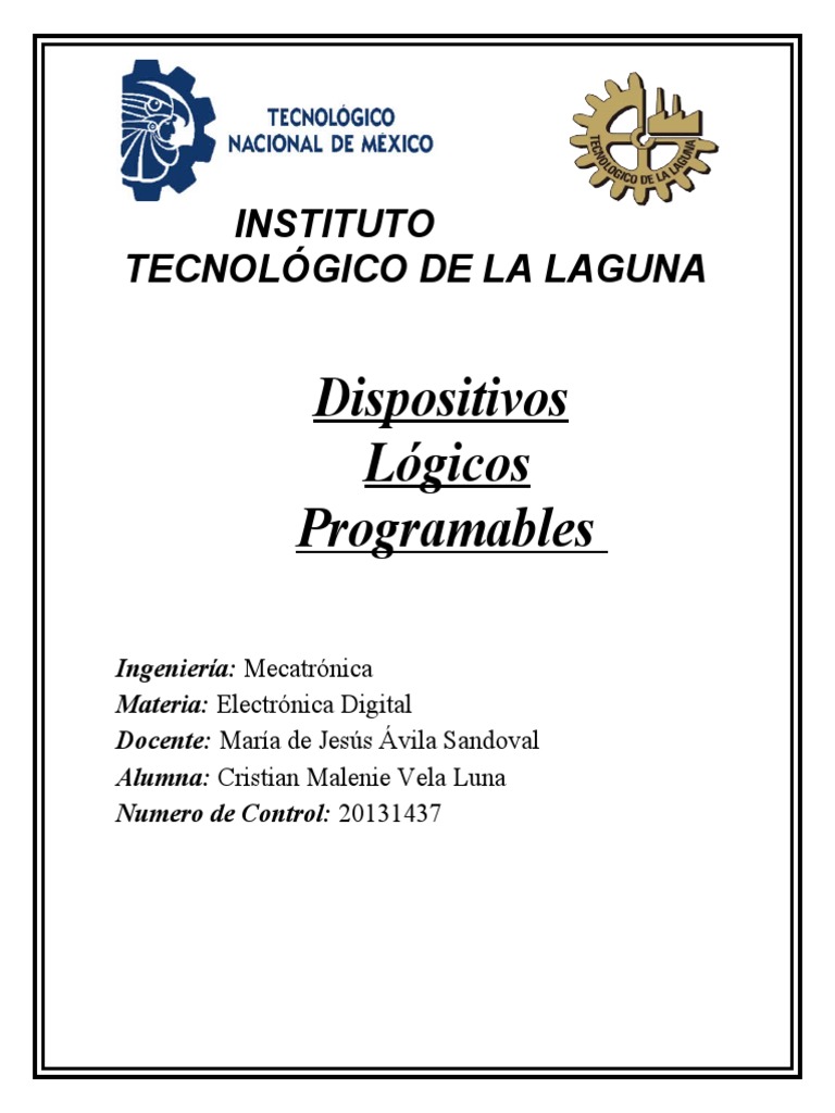 Dispositivos lógicos programables | PDF | Arreglos de compuertas ...