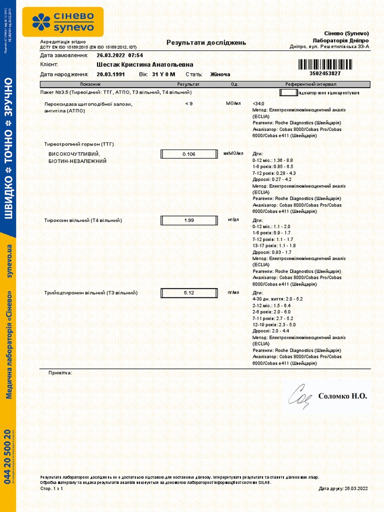 Syne Vo Results 3502453827 | PDF