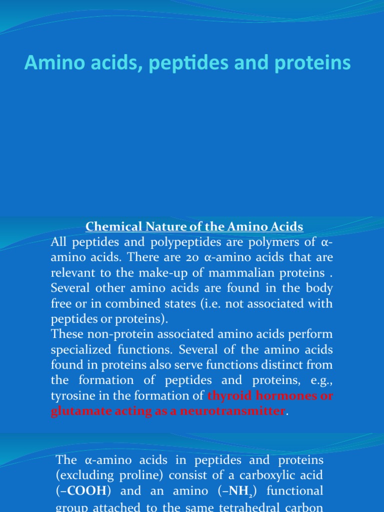 CNP 4 Amino Acids | PDF | Amino Acid | Cysteine