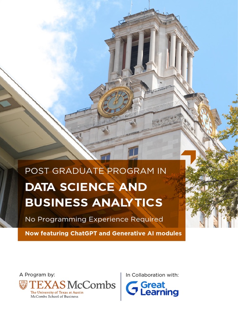 PGP Dsba Brochure | PDF | Analytics | Machine Learning