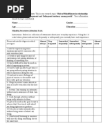 LSAS CA SR Questionnaire | PDF | Validity (Statistics) | Psychology