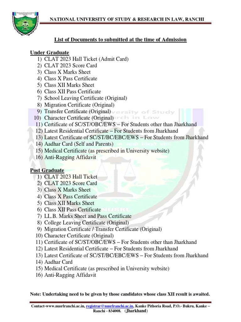 Instruction (Nusrl Ranchi) | PDF